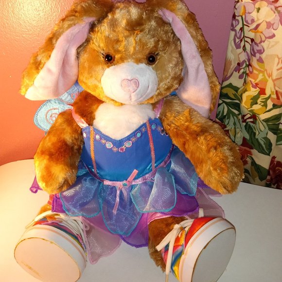 Build-A-Bear | Toys | Build A Bear Colorful Bunny With Floppy Ears ...